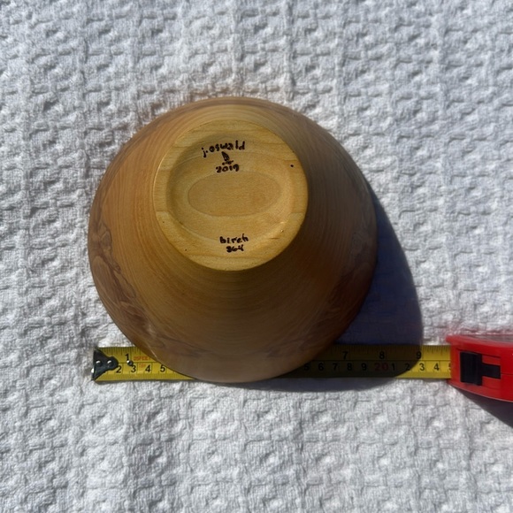 Hand Crafted | Dining | Alaska Birch Wood Bowl Hand Carved | Poshmark